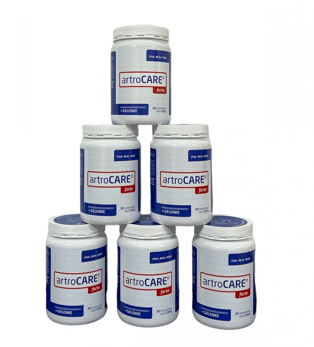 arthrORAL artroCARE forte 6x 330g - mobil, vital und aktiv durchs Leben